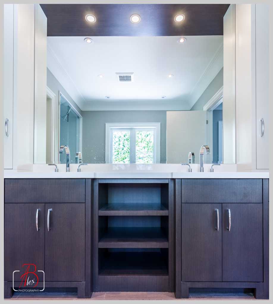 Custom modern bathroom | Luxury design Shared ensuite in Churchill Ave ...