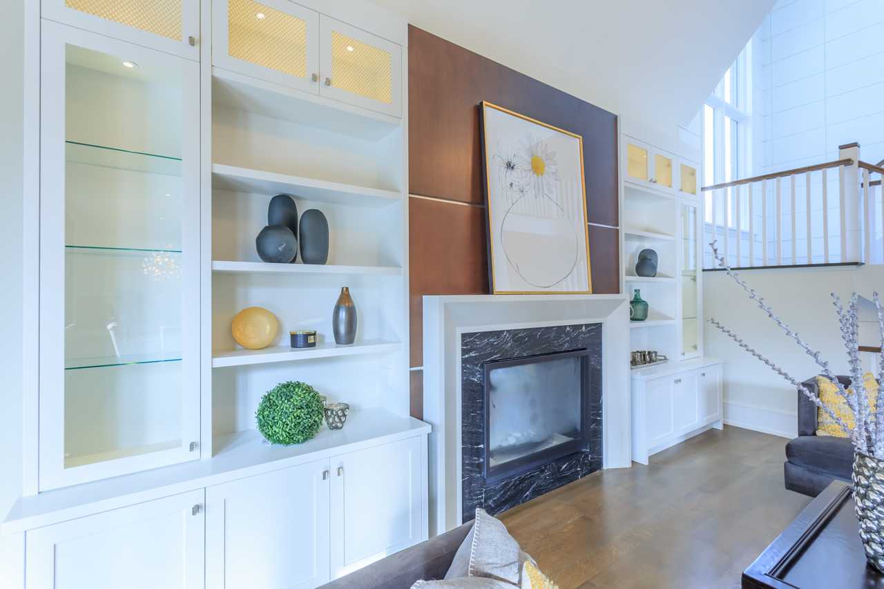 Custom transitional wall unit | Luxury design Fireplace in Chartwell Rd ...