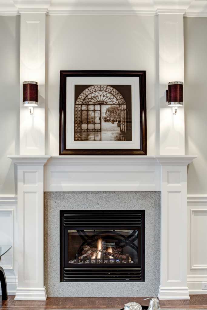 Custom traditional wall unit | Luxury design Fireplace in Patricia Ave ...