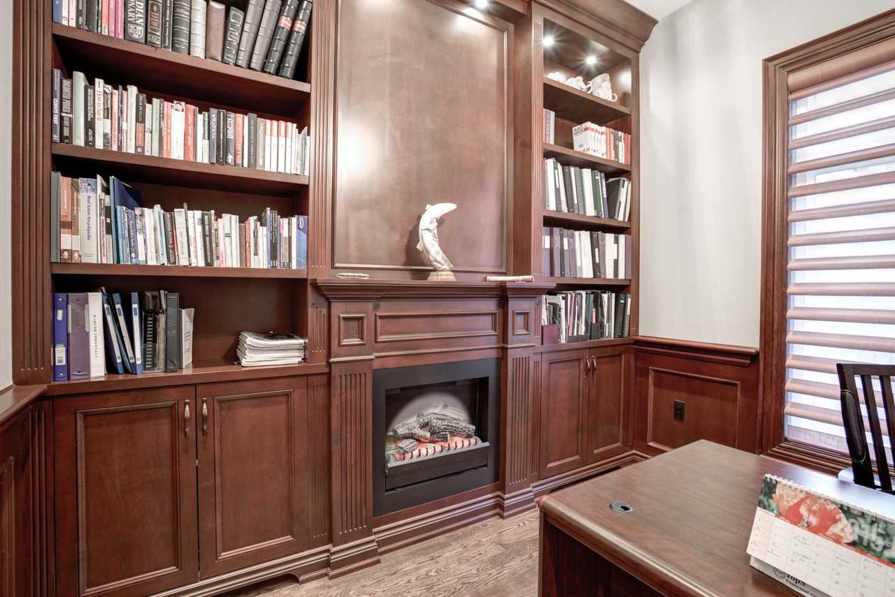 Custom traditional wall unit | Luxury design Library in Patricia Ave ...